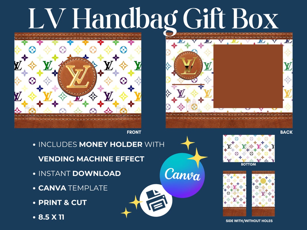 Luxury Handbag Giftbox, Handbag Gift Box, Birthday Money Box, Canva ...
