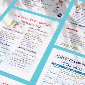 Ultimate Nursing Success Bundle: 400+ Page Handwritten Notes by an RN ...