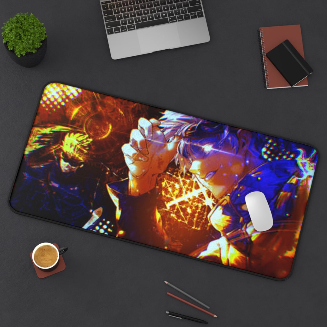 Anime Inspired Gojo Desk Top Mat, Jujutsu Kaisen, Manga Inspired - Etsy