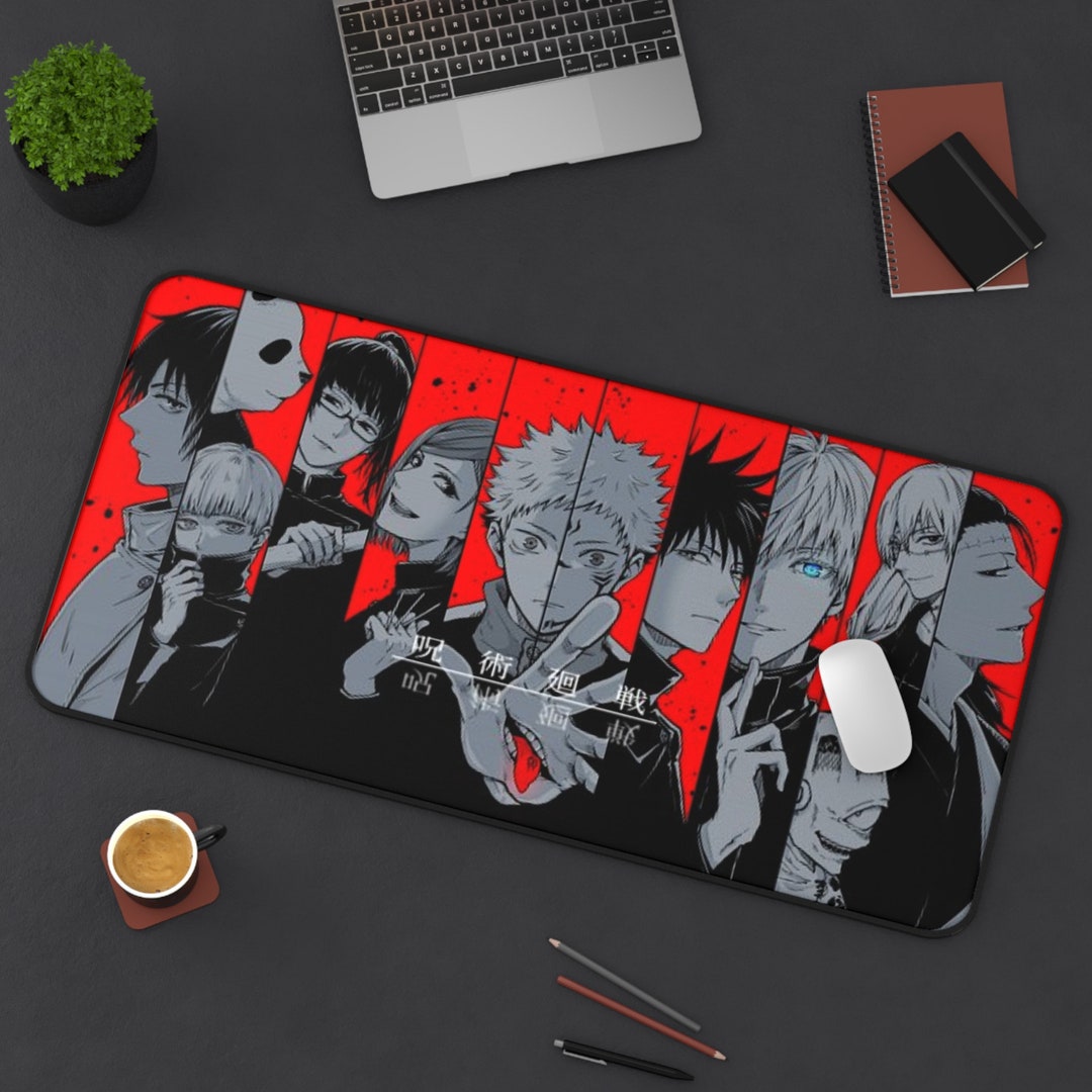 Jujutsu Kaisen Inspired Desktop Mat for Computers, Mousepad, Anime ...