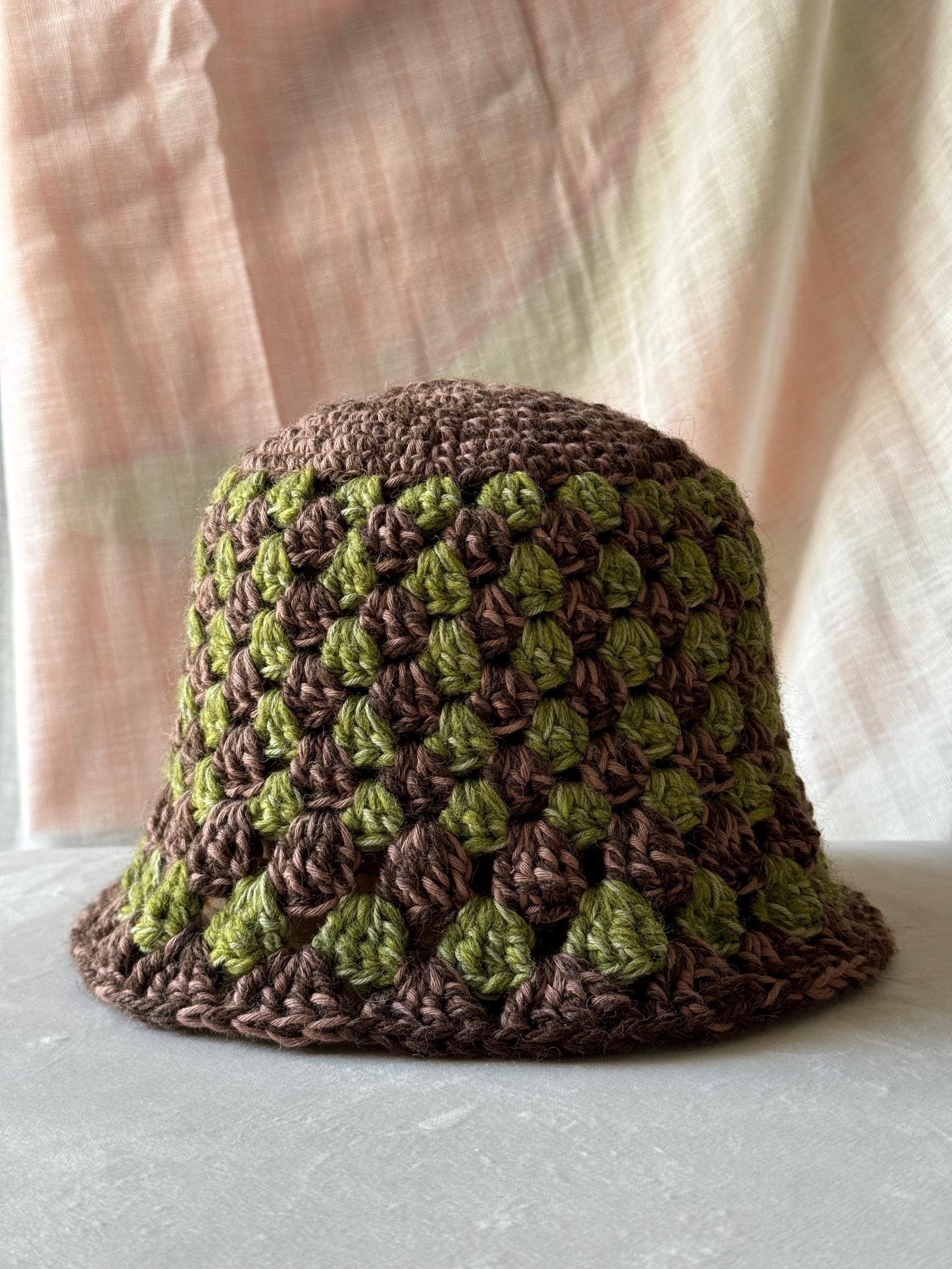 The Hot Hat Crochet Bucket Hat Pattern Granny Stitch (PDF Includes ...