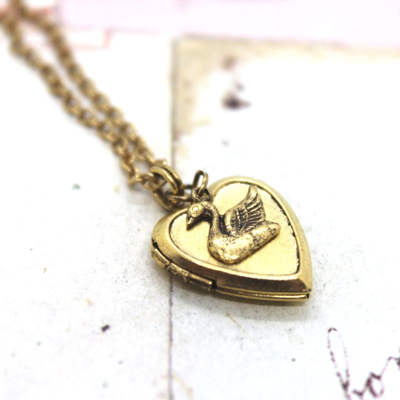 Swan Princess Locket - Etsy