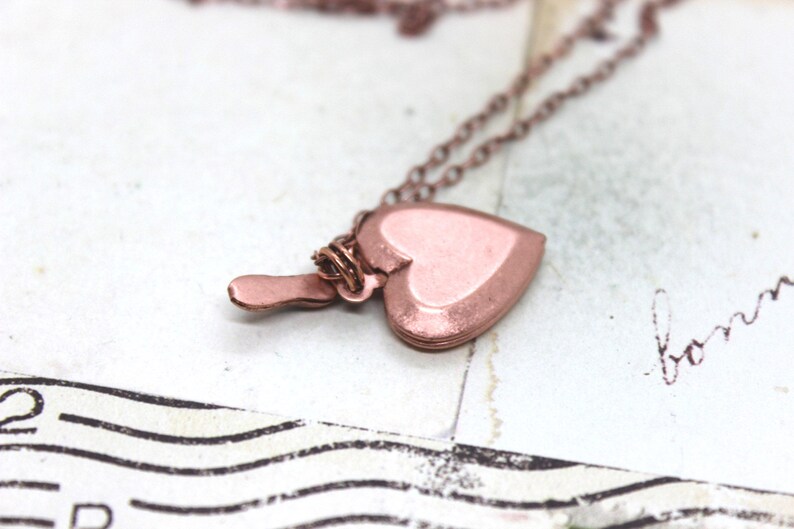 Ballet Shoe Heart Locket. Necklace in Rose Gold Ox Shades - Etsy