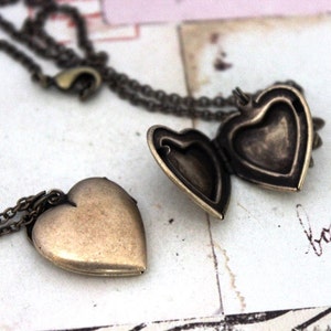 Axe. Heart Locket Necklace. in Brass Ox Jewelry - Etsy