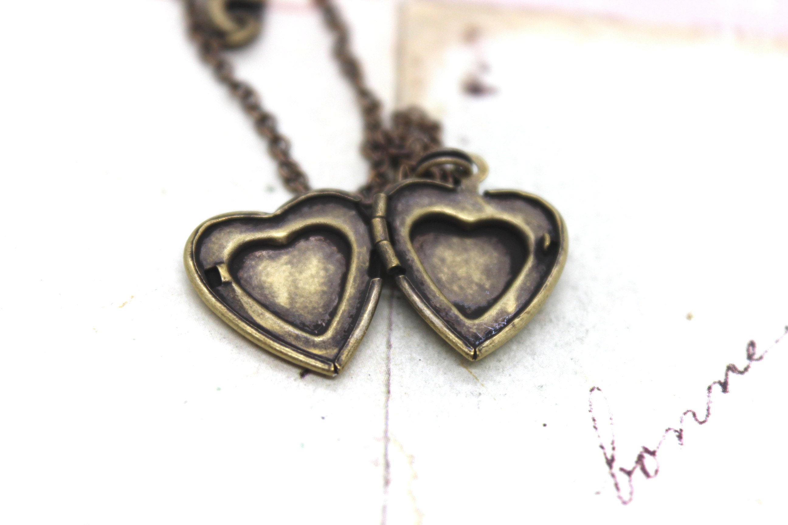 Mini Airplane. Locket Necklace. in Brass Ox - Etsy