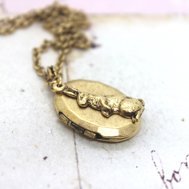 Bunny Locket - Etsy
