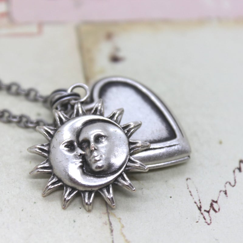 Moon Locket - Etsy