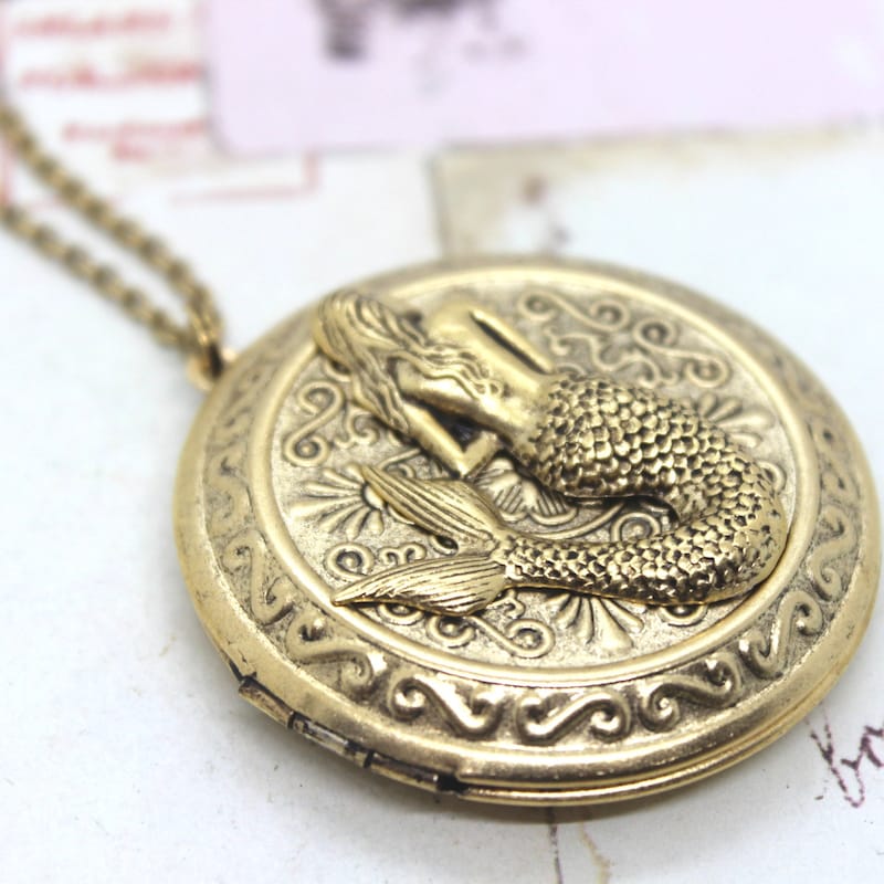 Mermaid Locket - Etsy