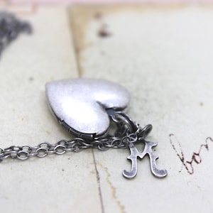 Initial. Locket Necklace. Choose Your Initial for Personalization ...