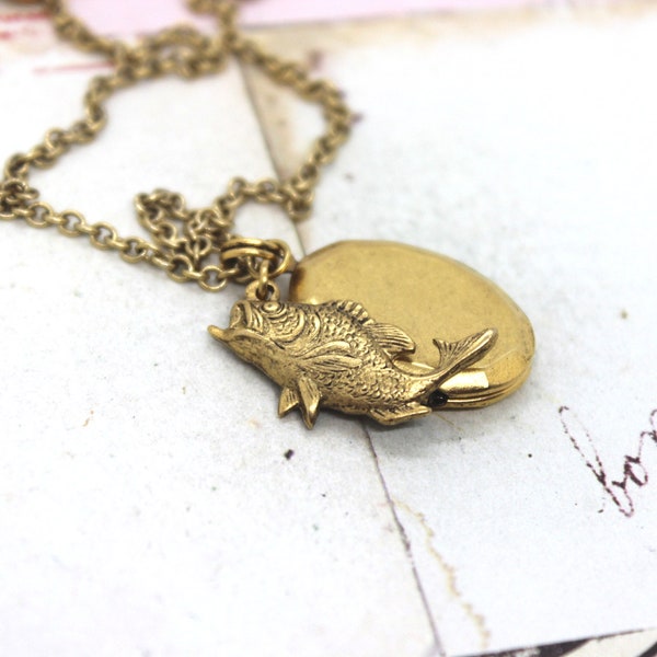 Fish Locket - Etsy