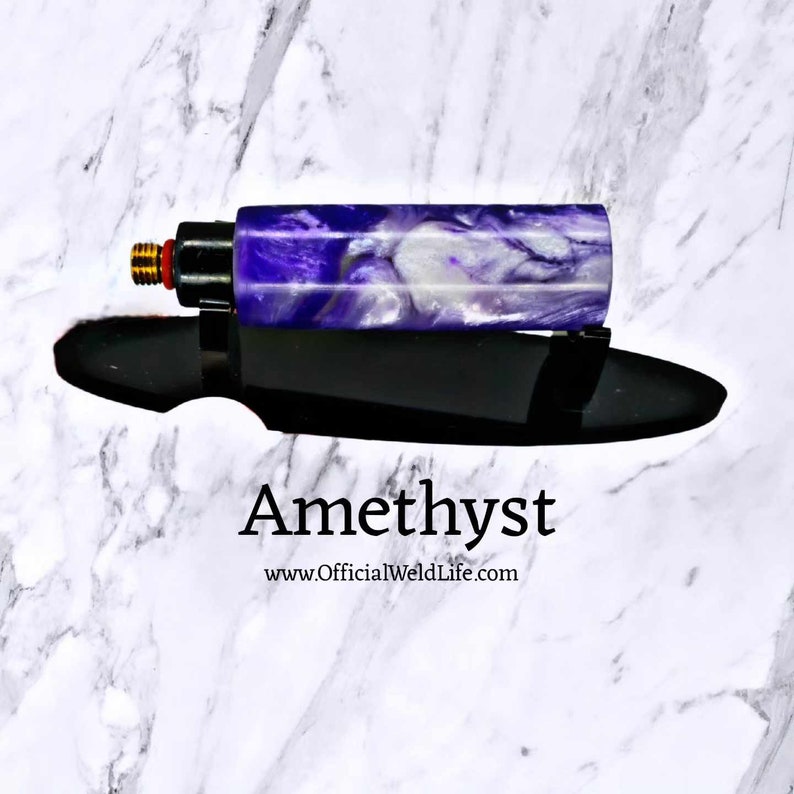 Hand Made Tig Torch Back Caps for Welding Style: Amethystre-stocked - Etsy