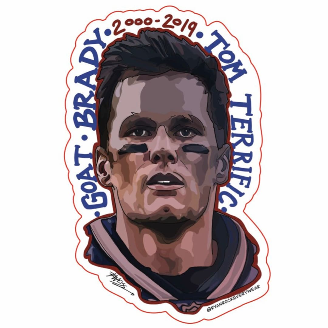 Tom ‘terrific’ Brady Diecut Sticker - Etsy