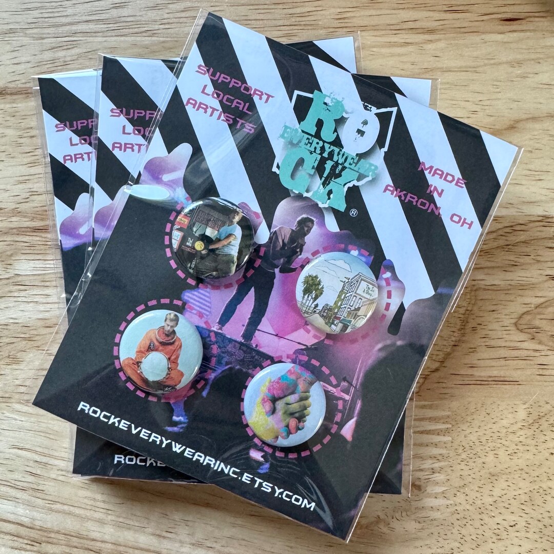 Andrew Mcmahon Eras 5 Pin Button Pack - Dear Jack Fundraiser - Etsy