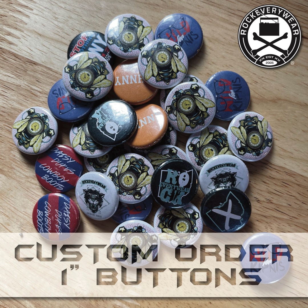 Custom 1 Inch Buttons - Etsy