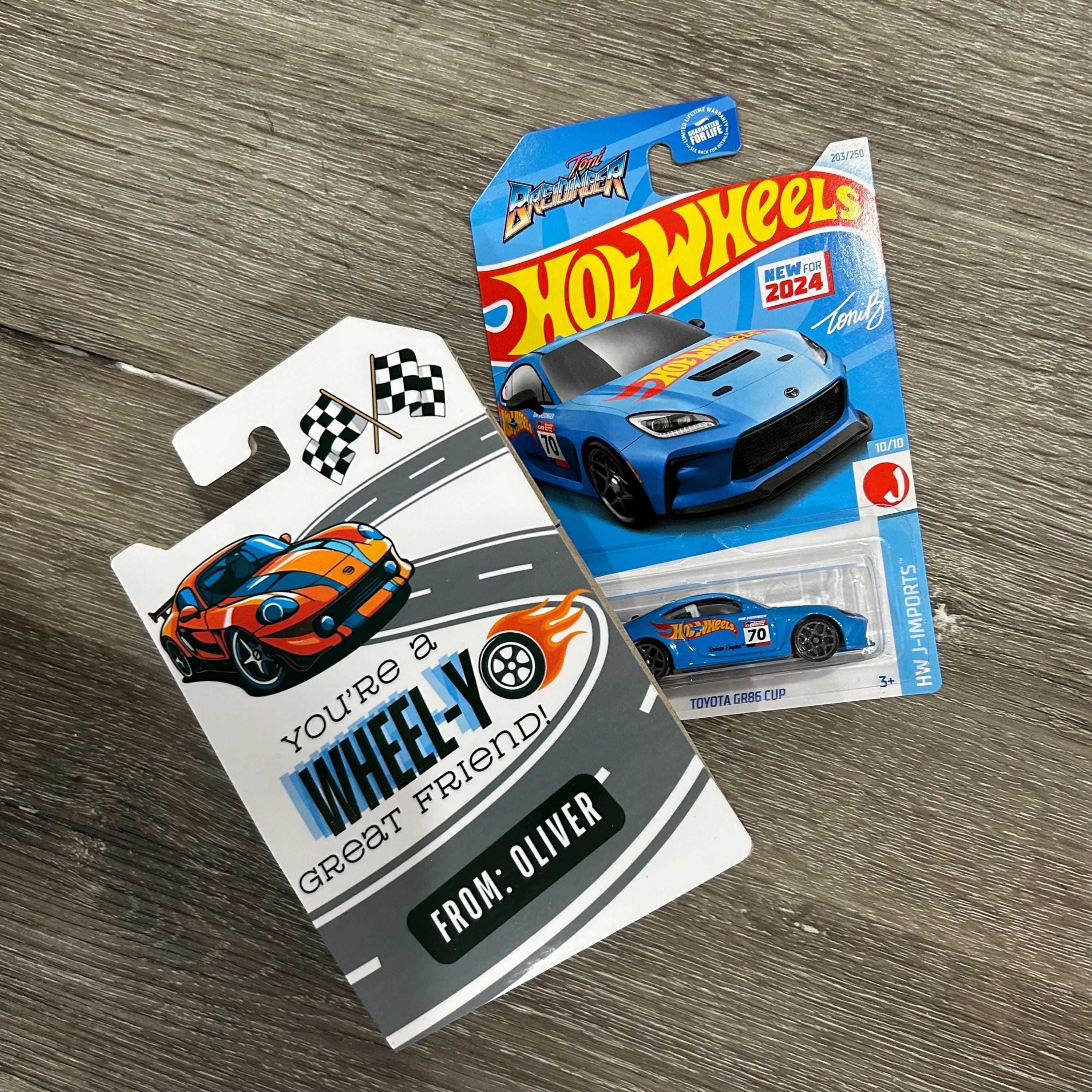 Valentines Day Race Cars Favors - Wheelie Cool Friend - Valentines Day ...