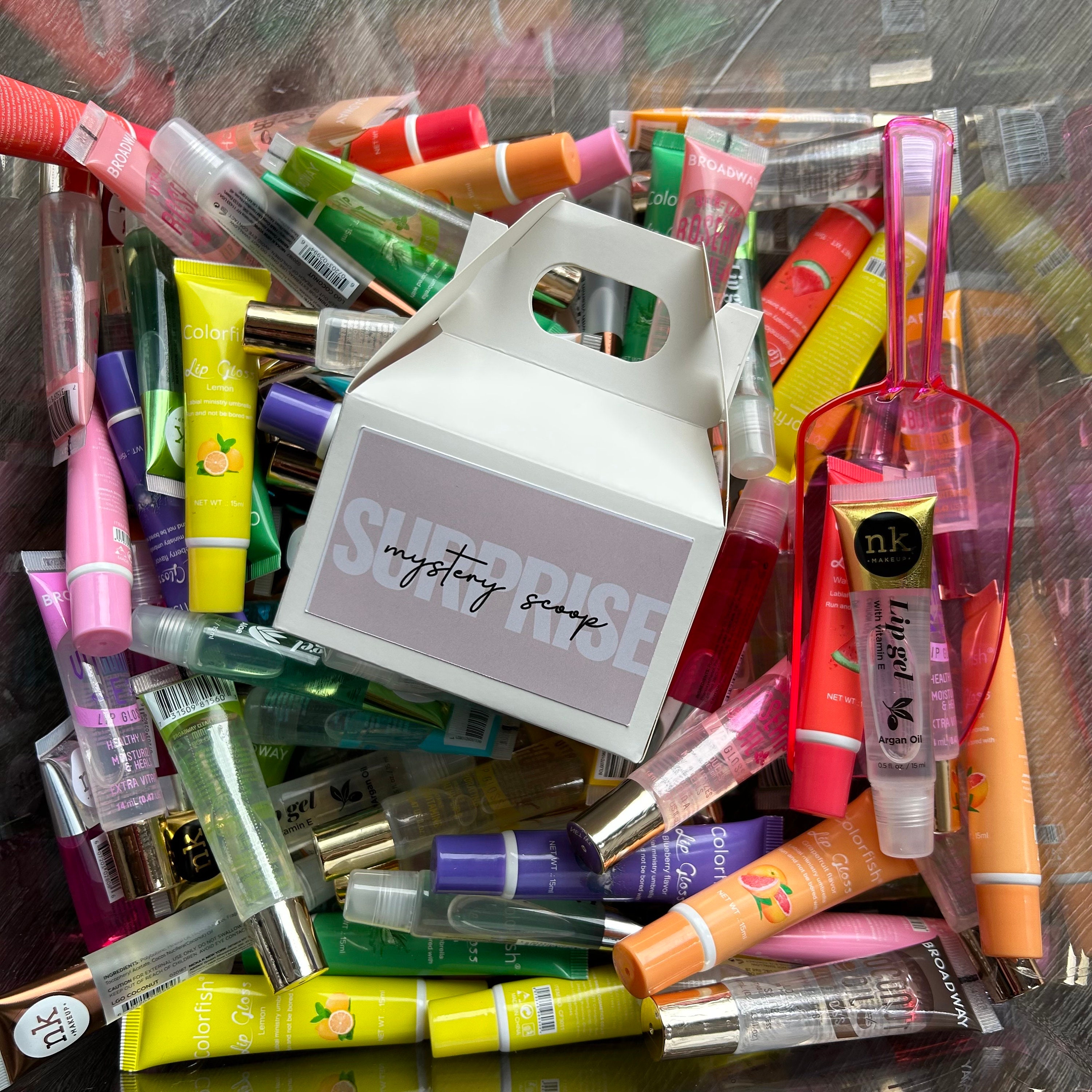 Mystery Lip Gloss Scoops - Makeup Scoop - Lip Gloss Bundle - Lip Gloss ...