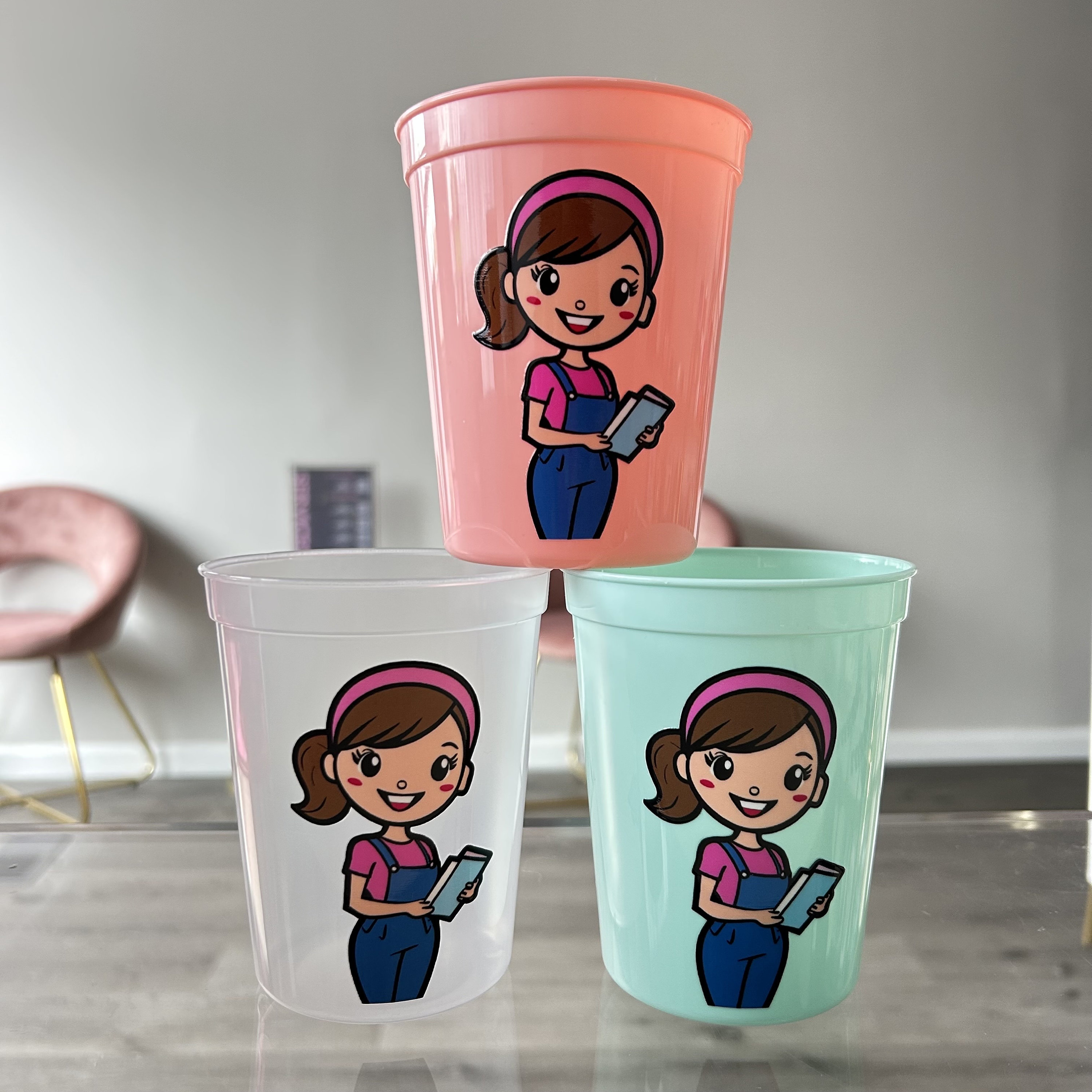 16 Oz. Miss Rachel Stadium Cup - Ms Rachel Party Favor - Ms. Rachel ...