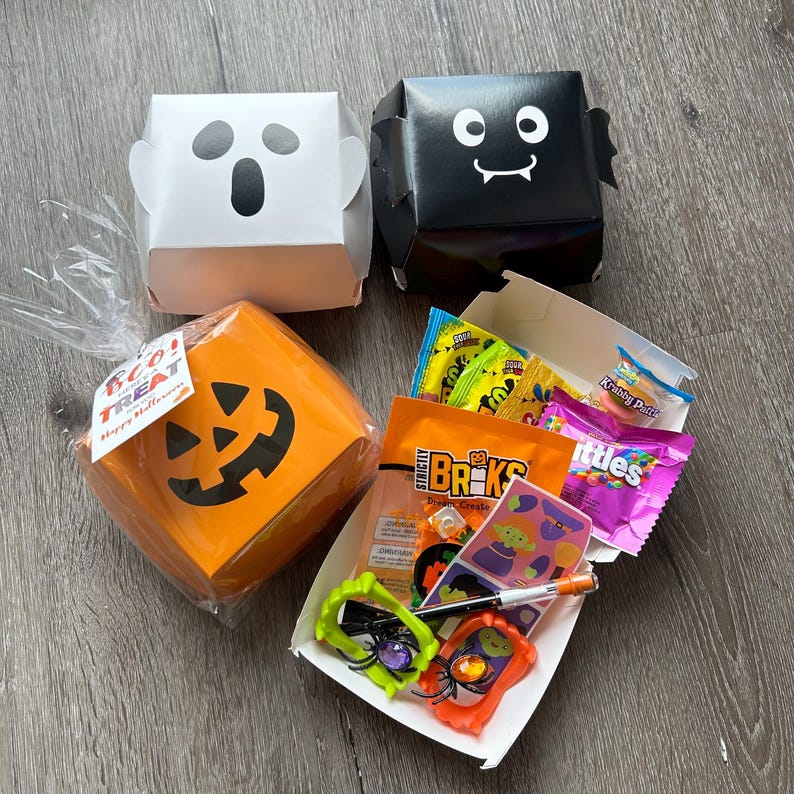 Halloween Party Favor - Halloween Classroom Treat - Boo Basker ...