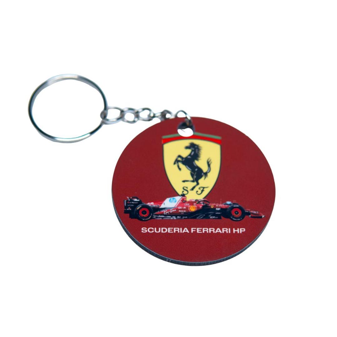 F1 Ferrari Racing Team Keychain 2x2" - Personalized Keychain for Gifts ...