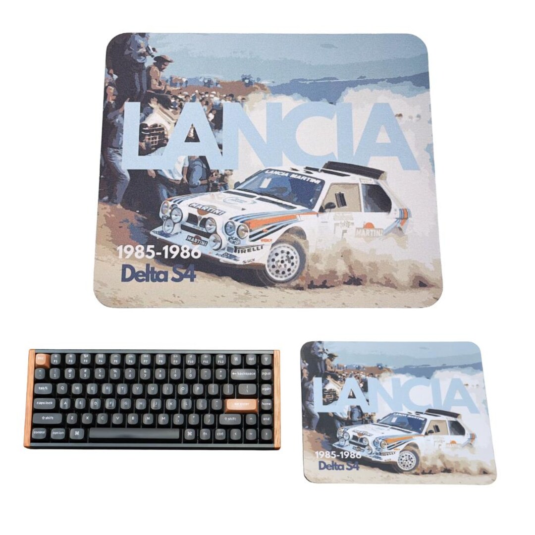 Lancia Delta S4 Race Car Photo Mousepad - Gifts for Him, Gamers, Race ...