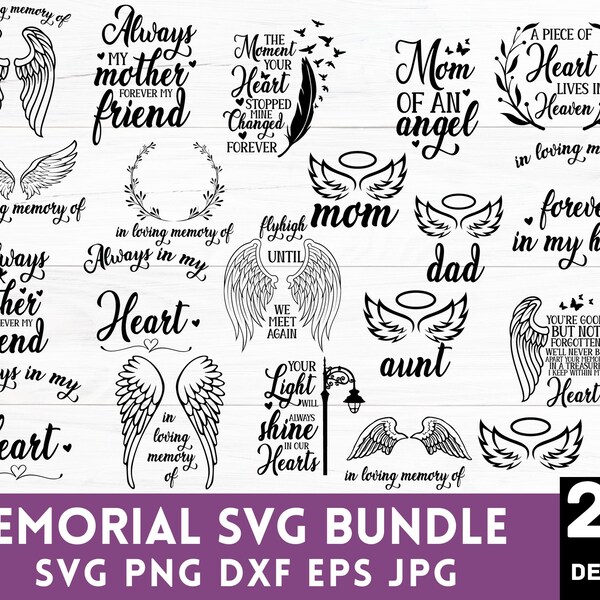 Memorial Svg - Etsy