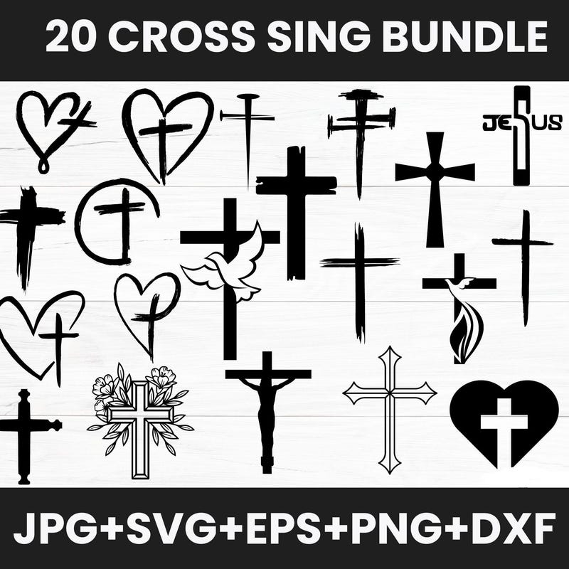 Cross Svg - Etsy
