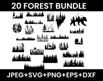 Landscape Svg, Forest Svg, Adventure Svg, Outdoor Svg, Deer Svg, Nature ...
