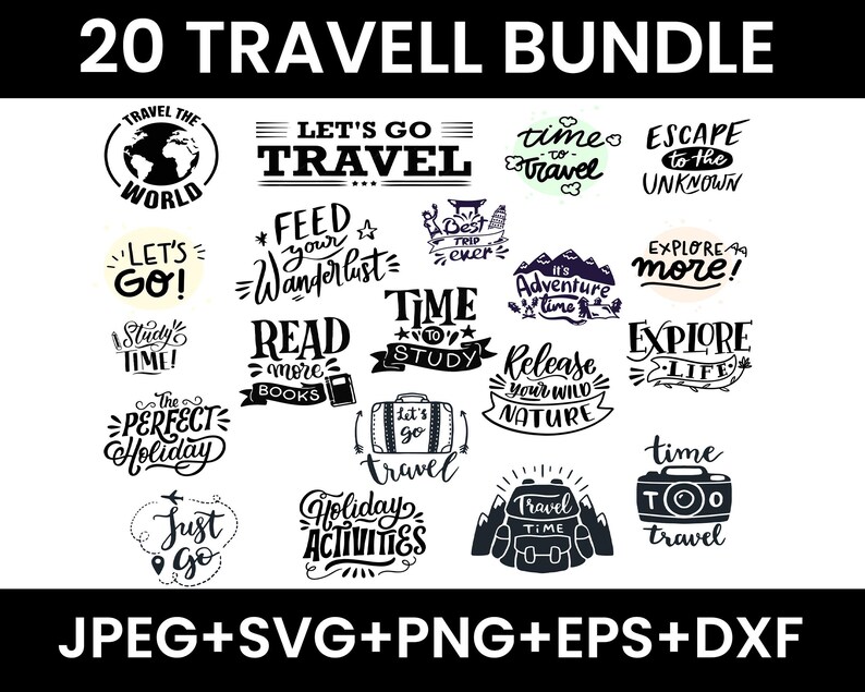 Travel Svg Bundle, Funny Travel Svg, Traveling Svg, Vacation Svg ...
