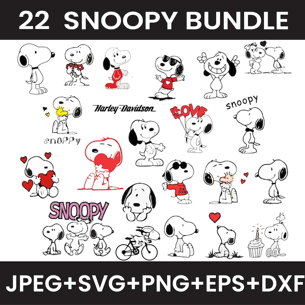 Snoopy Svg Cricut - Etsy