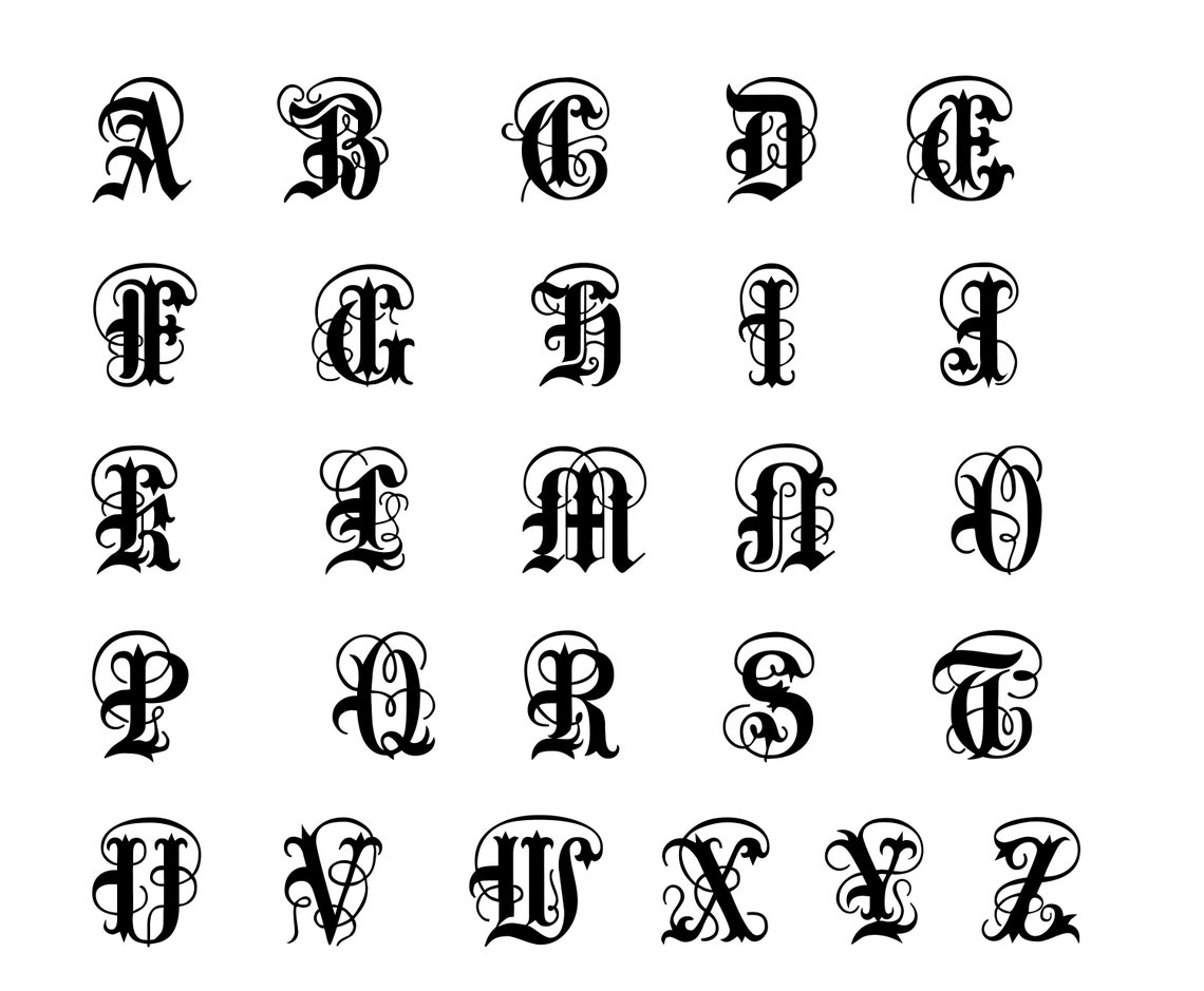 80 Old English Font Old English Alphabet Svg Old English Font Svg Gothic Font Old English