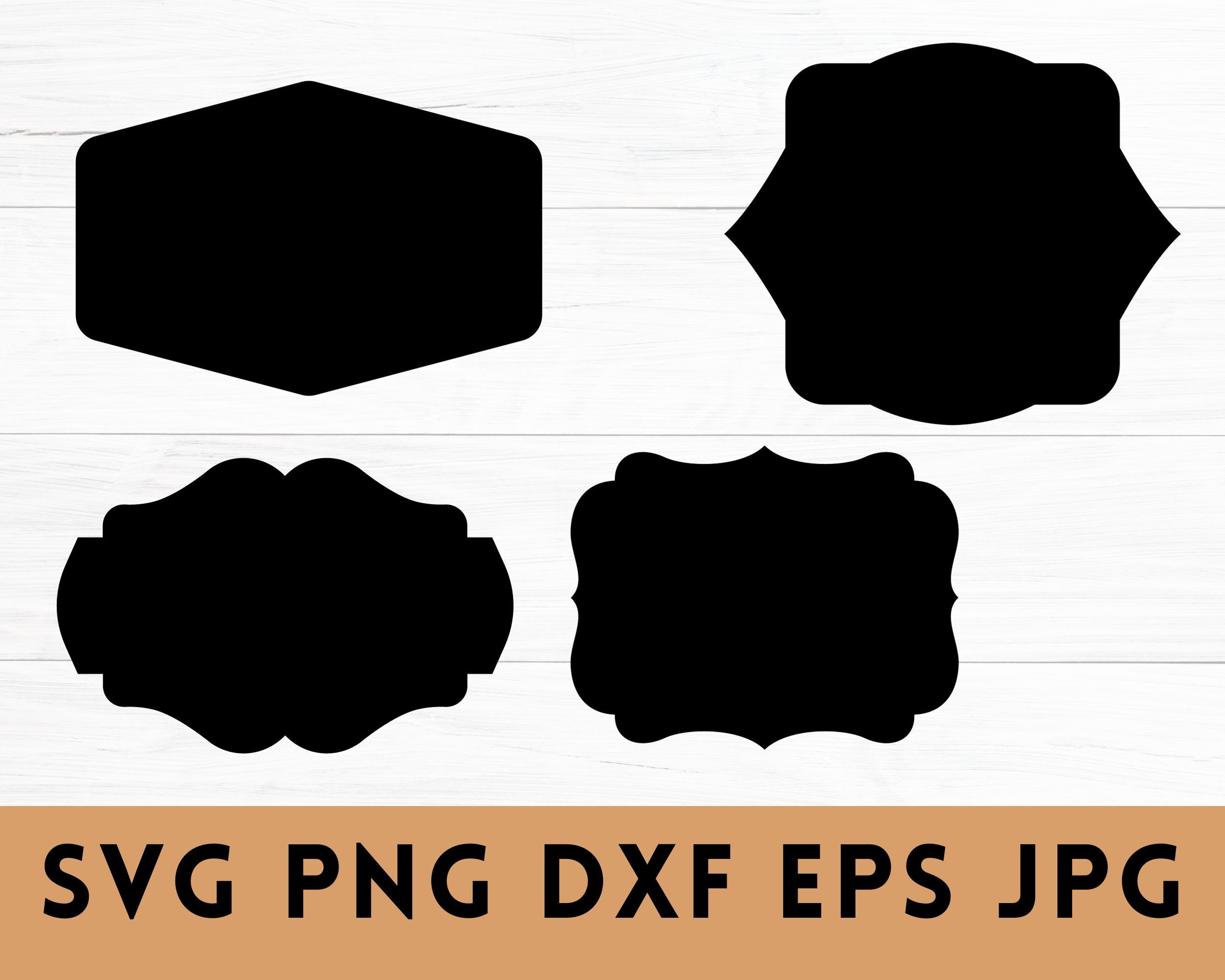 Label Frames Svg, Label Frame Vector Clipart, Label Frames, Vintage ...