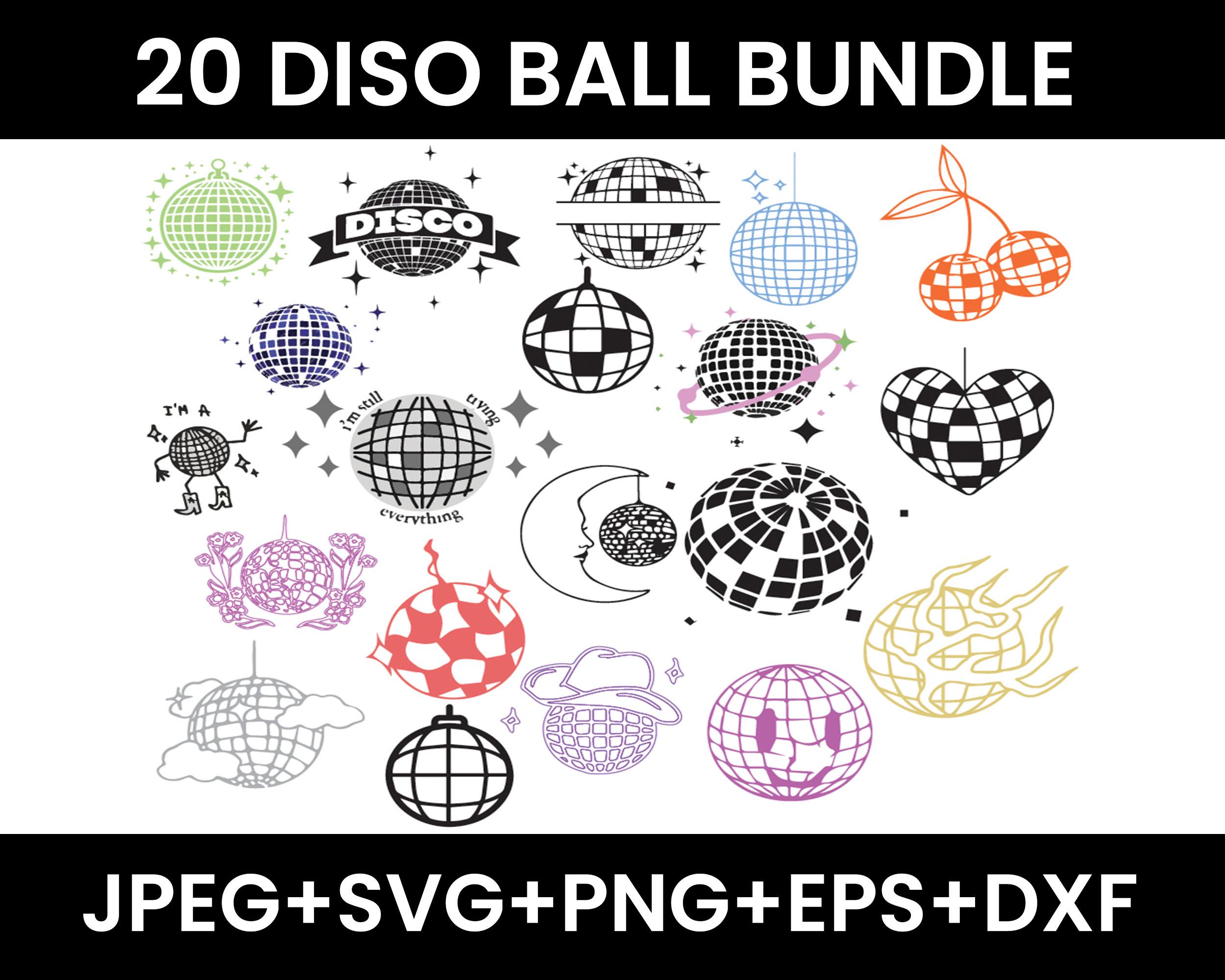 Disco Ball Svg, Disco Ball Png, Discoball Svg, Retro Svg, Groovy Svg ...