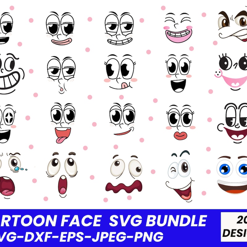 Silly Face Svg - Etsy