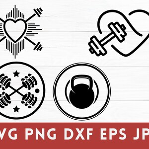 Workout SVG Bundle, Gym SVG Bundle, Fitness SVG, Exercise Svg ...