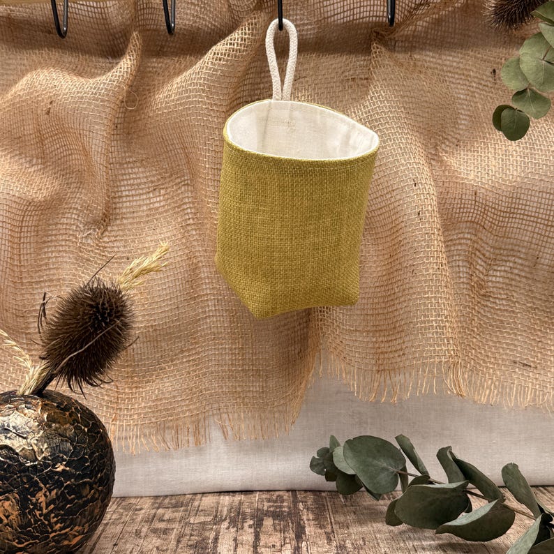 Hanging Fabric Basket – Minimalist Storage With Style - Etsy UK