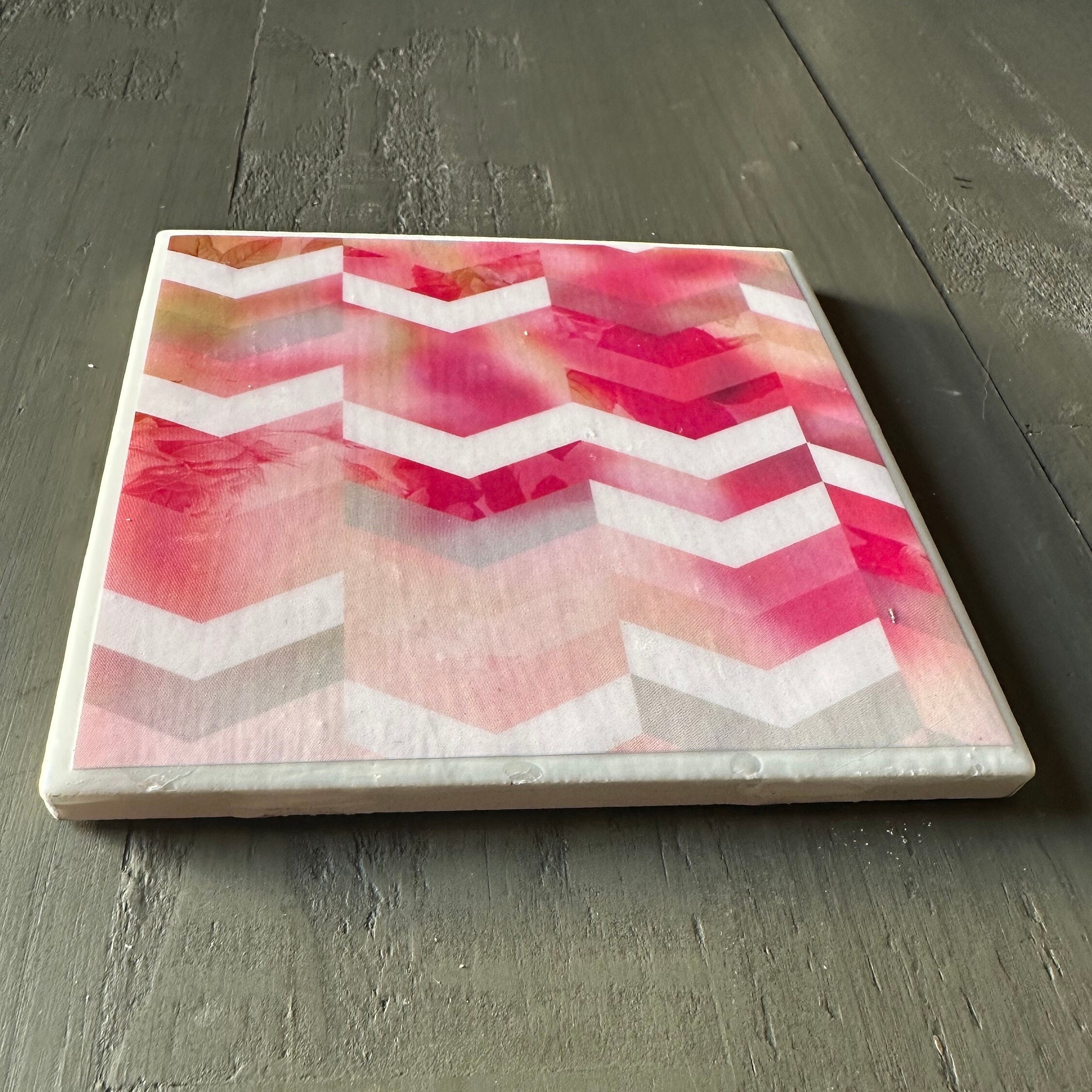 CERAMIC SQUARE HANDMADE Ceramic Tile Coaster Handmade Drink Coaster ...