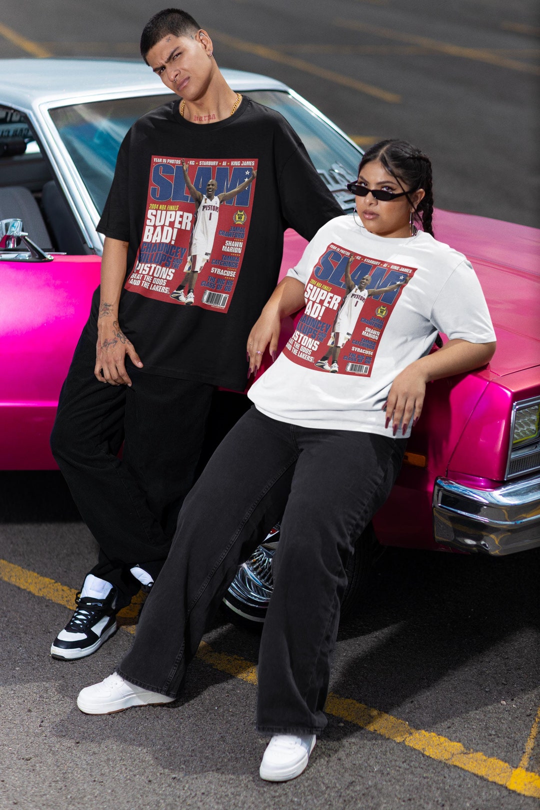 Chauncey Billups SLAM Basketball Graphic Tee Shirt Detroit Pistons NBA ...