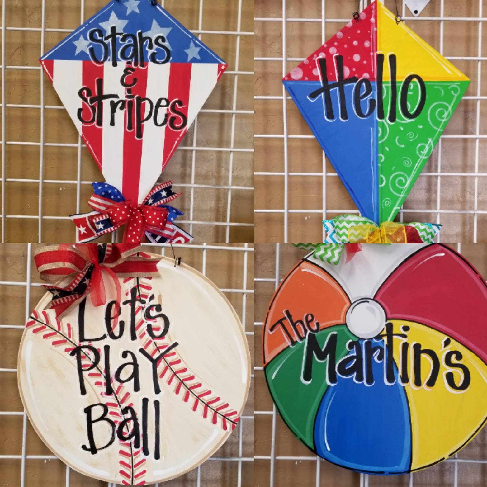 Baseball Door Hanger, Sports, Wood Baseball, Personalized, Door Hanger ...
