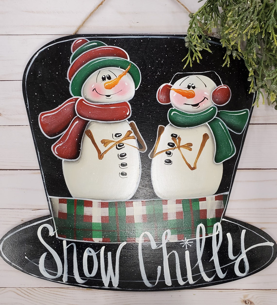 Snow Chilly Top Hat Decorative Painting Epattern - Etsy