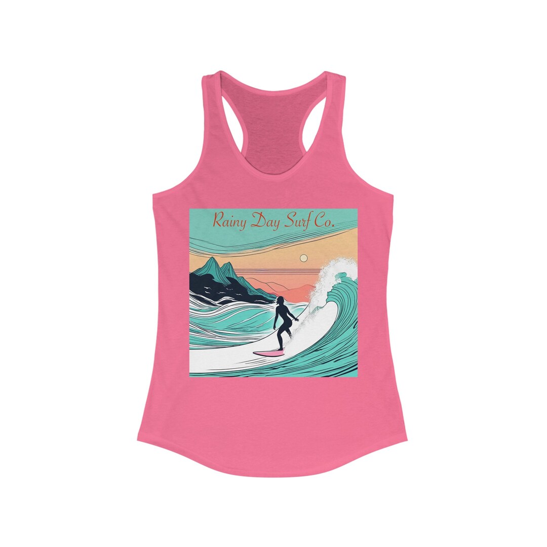 Surfer Girl Tank Top by Rainy Day Surf Co. XS, S, M, L, XL, 2X Woman's ...
