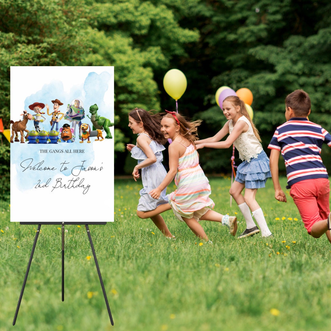 Toy Story Welcome Sign, Toy Story Birthday, Toy Story Party, Birthday ...