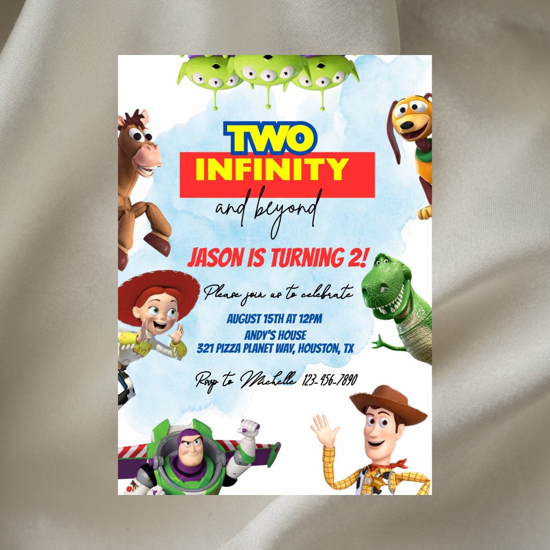 Two Infinity and Beyond Invitations, Two Infinity and Beyond Birthday ...