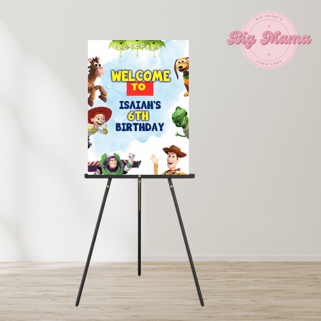 Toy Story Welcome Sign, Toy Story Birthday, Toy Story Party, Toy Story ...