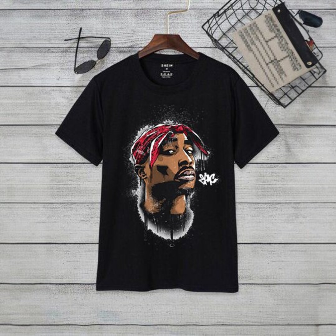 2pac Tupac Shakur T-shirt, 2pac Rapper Hip Hop Legends Shirt, 90's Hip ...