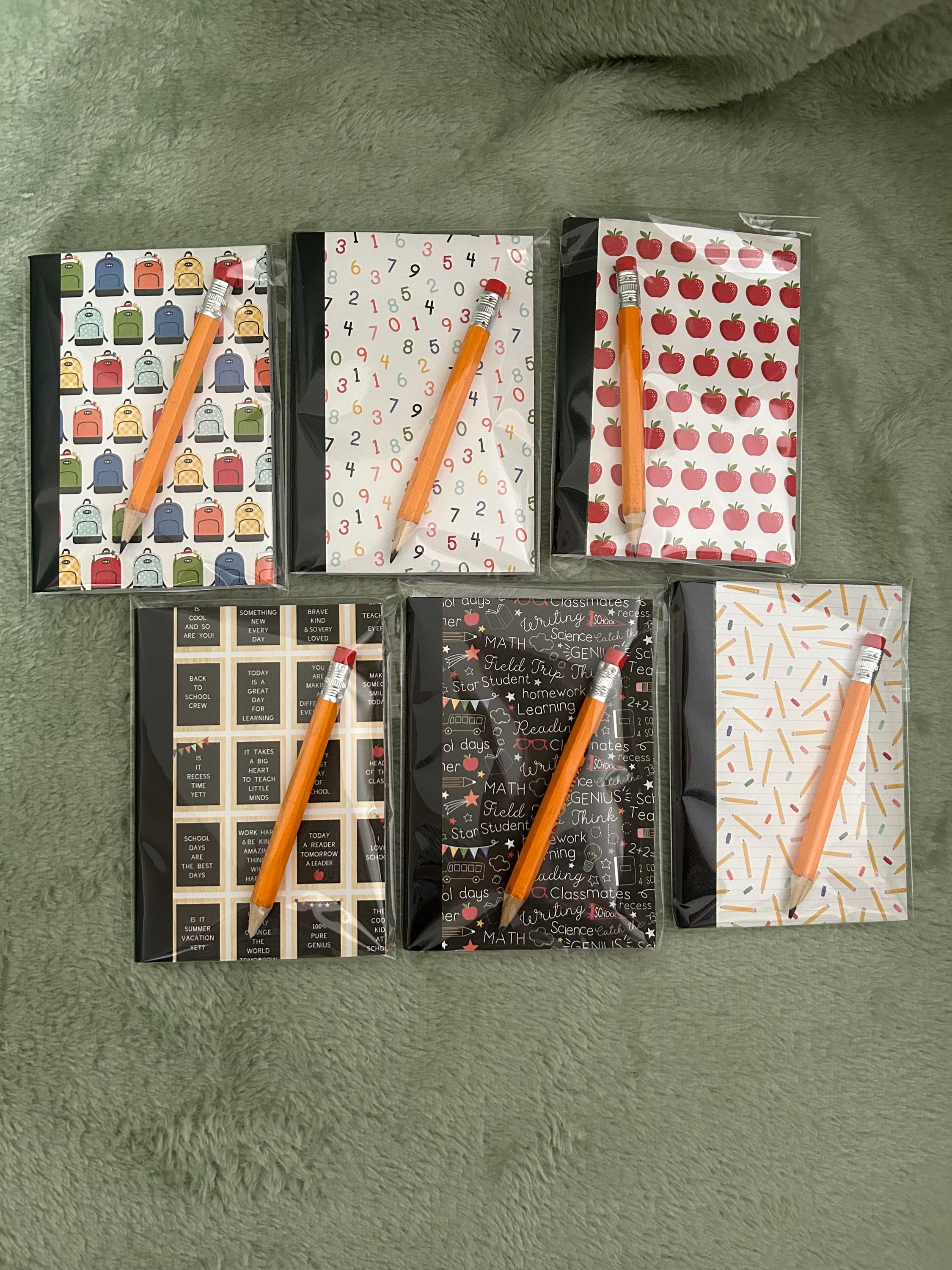 3x5 Notebook for Back to School With #2 Pencil - Etsy