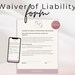 Shipping Liability Waiver, Cookie Shipping Waiver, Liability Waiver ...
