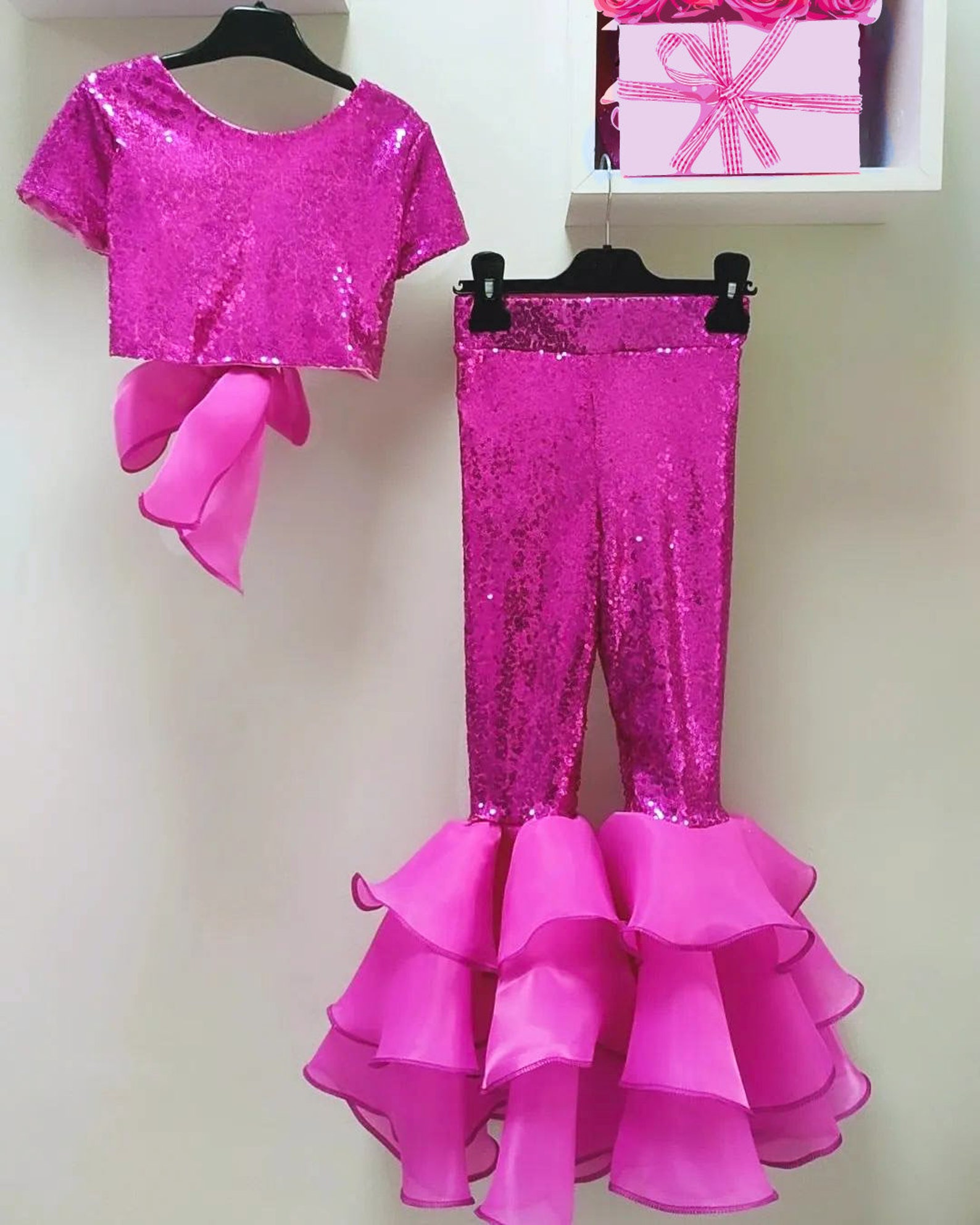 Pageant Costume,pageant Baby Girl Costume,hot Pink Toddler Costume ...
