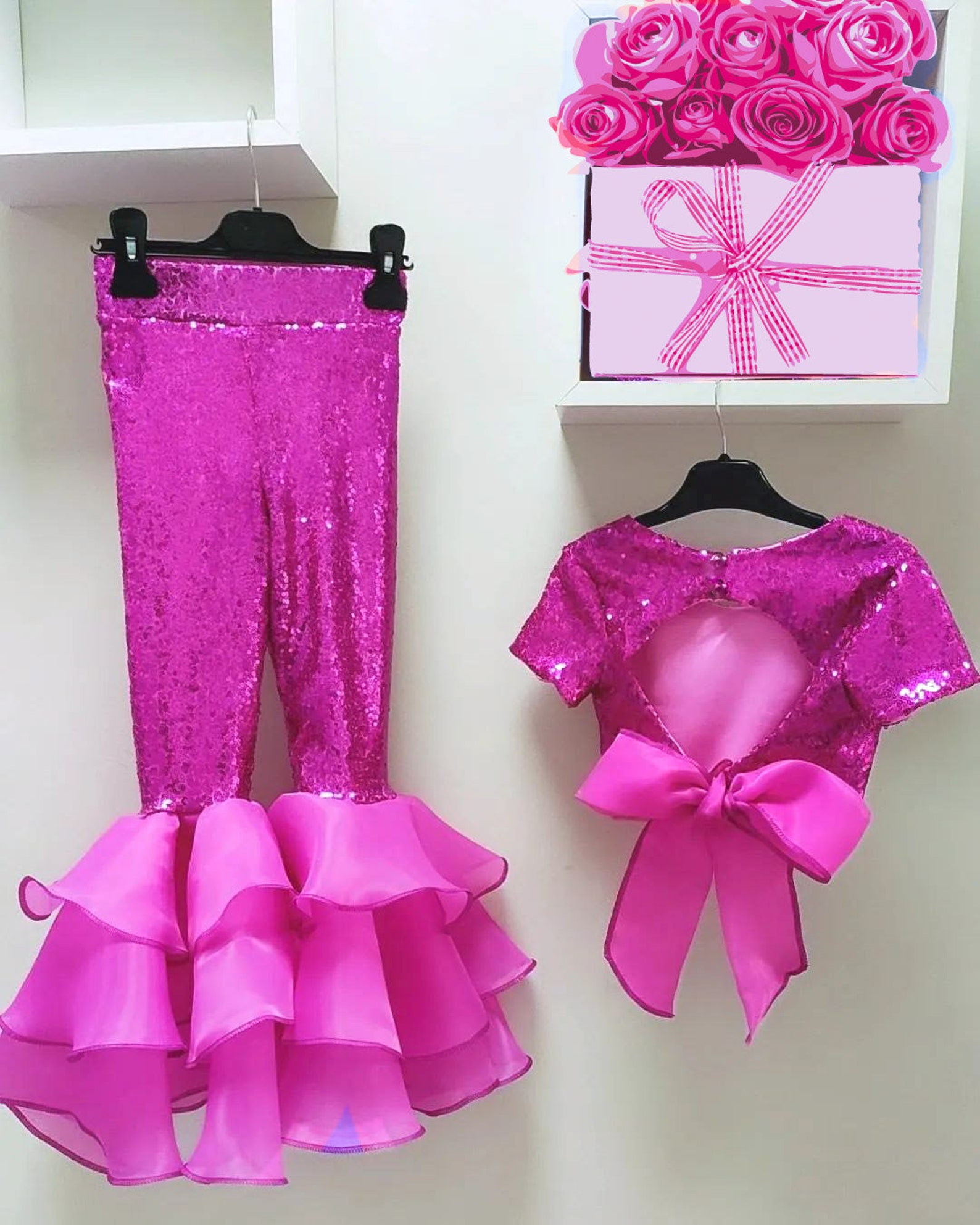Pageant Costume,pageant Baby Girl Costume,hot Pink Toddler Costume ...