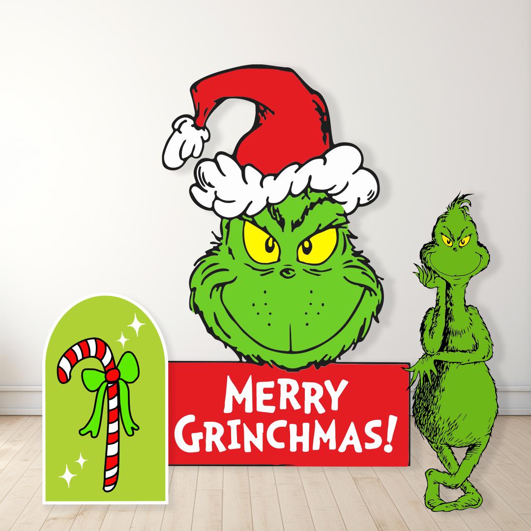 The Grinch Collection Backdrops & Drops (easy to Edit in Photoshop and ...