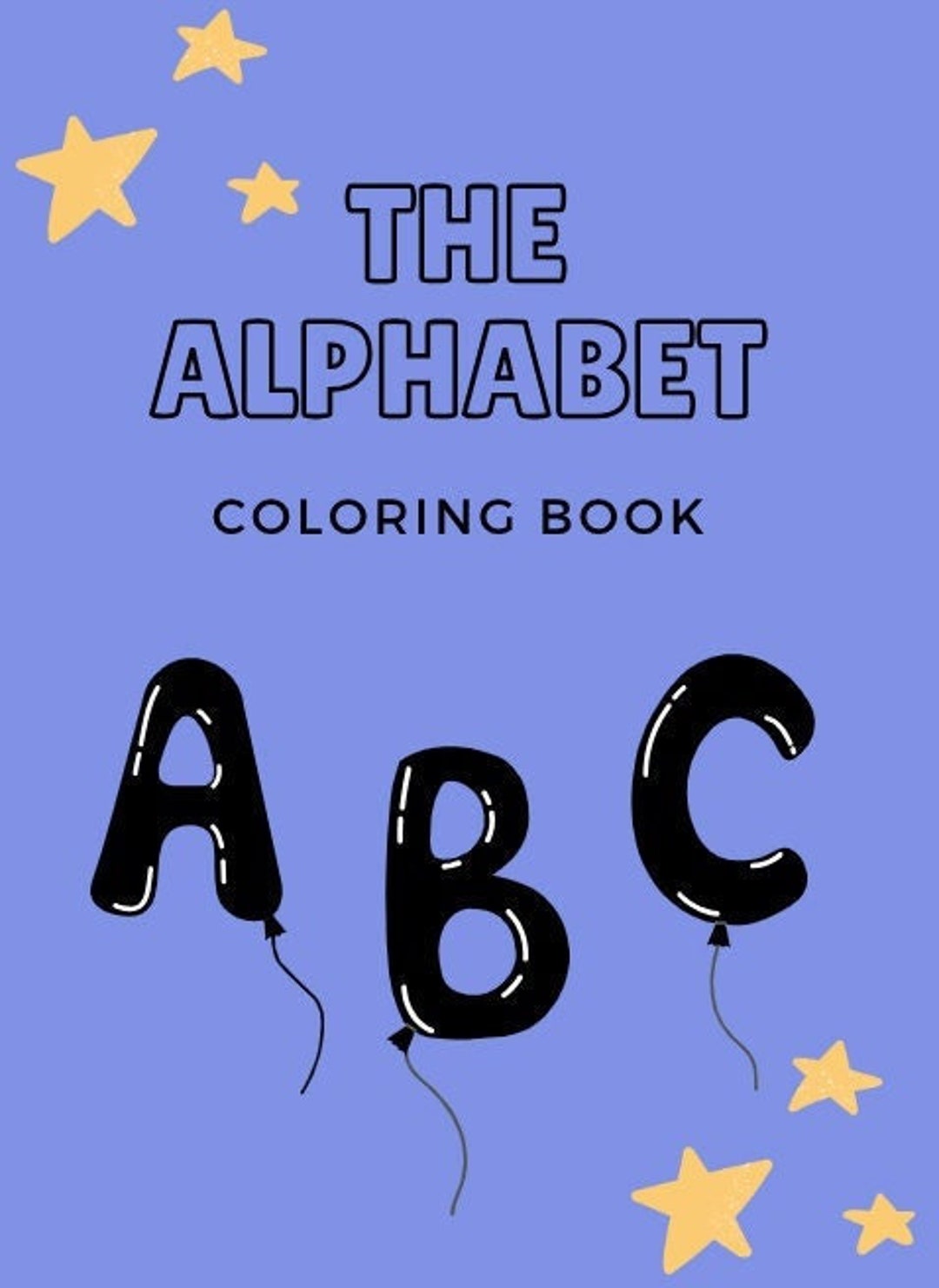 The Alphabet: Coloring Book - Etsy